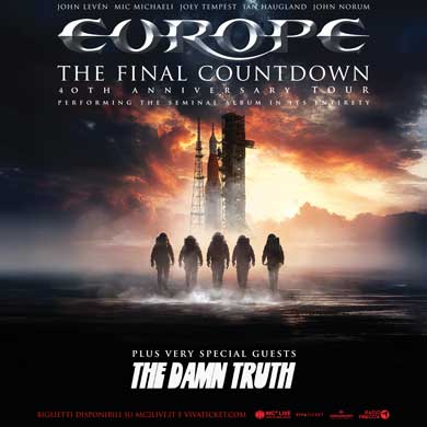 Alcatraz : EUROPE - THE FINAL COUNTDOWN 40TH ANNIVERSARY TOUR