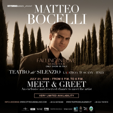 Teatro del Silenzio : MEET & GREET WITH MATTEO BOCELLI